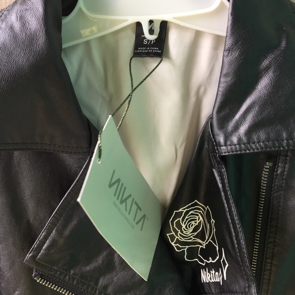 Nikita | Jackets & Coats | Leather Jacket Nikita Clothing Rose Faux ...